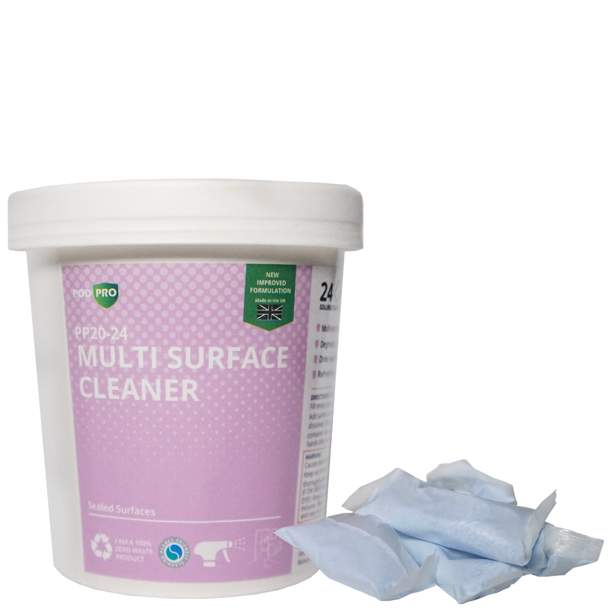 Pod Pro Multi-Surface Cleaner (24 Sachets) | Entire Pro