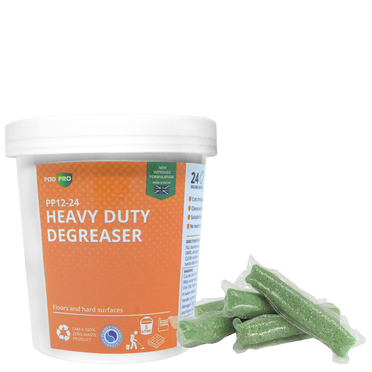 Pod Pro Heavy Duty Degreaser (24 Sachets) | Entire Pro